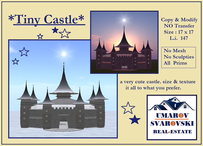 Second Life Marketplace - Tiny Castle